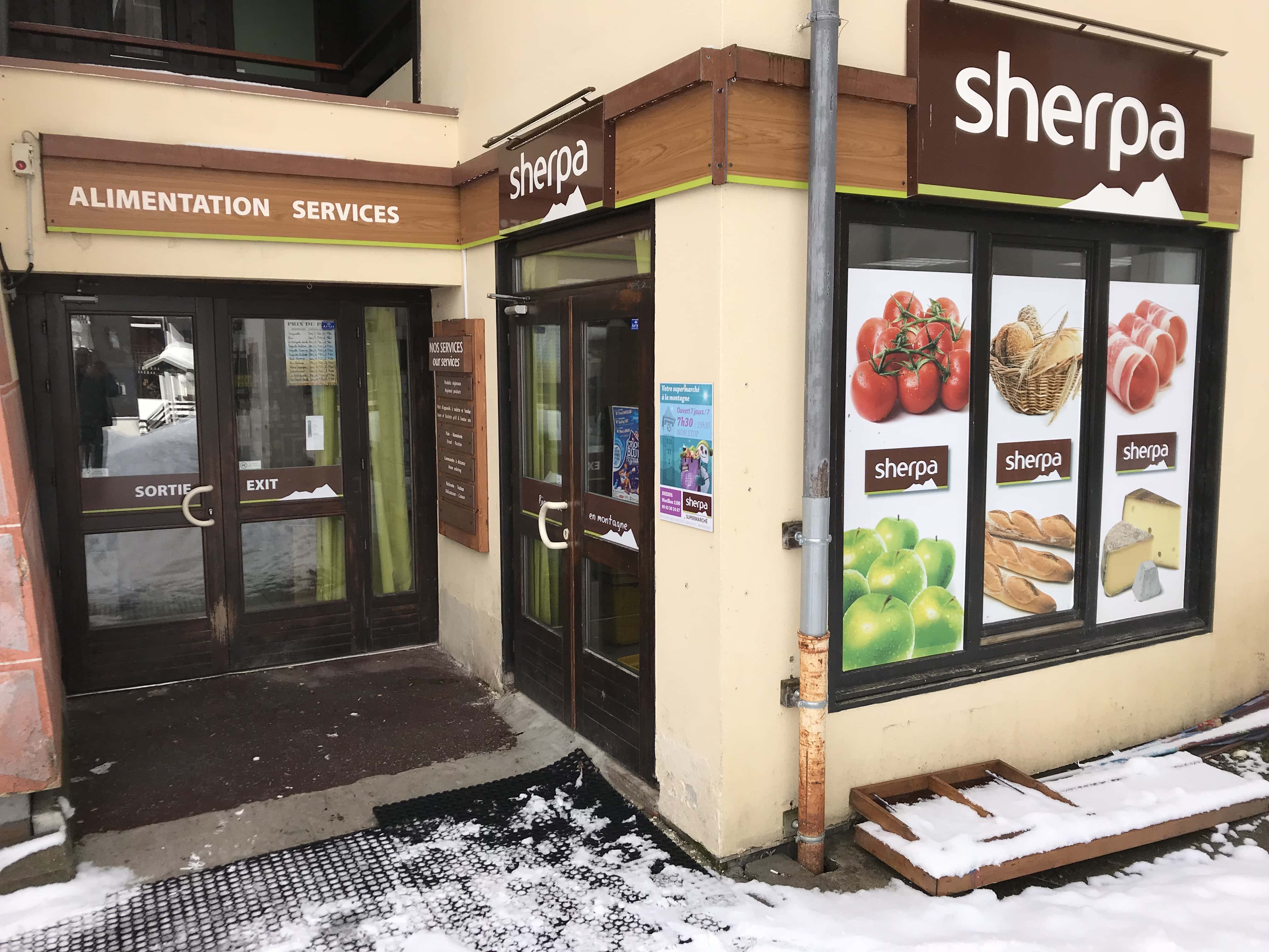 Sherpa supermarché morillon