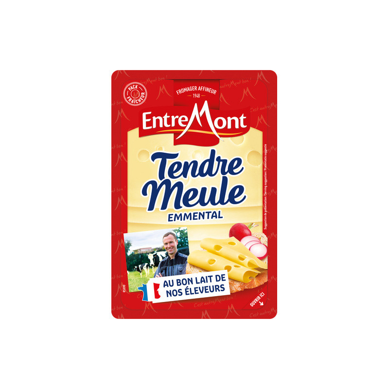 ENTREMONT Emmental tranches fines Tendre Meule - 150g